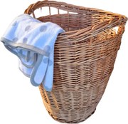 HRADIL Proutěný koš na prádlo kulatý 40 - 55 cm Rozměry koše: Průměr 40 cm , výška 45 cm