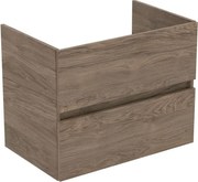 Ideal Standard Eurovit+ - Umyvadlová skříňka, 70x55x44 cm, 2 zásuvky, ořech R0261Y9