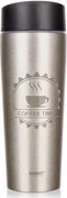 Cestovní termohrnek Coffee 350 ml, barva slonová kost