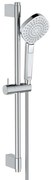 Ideal Standard Idealrain Evo Jet - Set sprchové hlavice Diamond, 3 proudy, tyče a hadice, chrom B2234AA