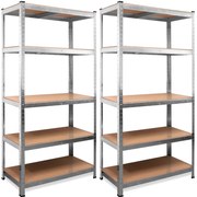 Monzana 2x regál 180 x 90 x 40 cm, nosnost až 875 kg 106177