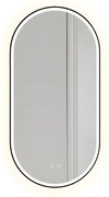 Tutumi Oválné zrcadlo 50x100 cm s vyhříváním a regulovatelným LED osvětlením HOM-02505