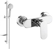 Mexen Milo DF40 sprchová baterie se sprchovým setem, chrom - 7134R40-00
