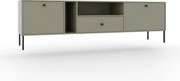 ADRK Furniture TV skříňka 2D 1S Tili RTV-TIL-2D-1S-E