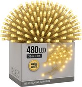 Dekorační světélka 480 LED bílé
