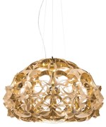 Slamp Quantica 75, designové svítidlo s červeným kabelem, 4x12W E27, prům. 74cm