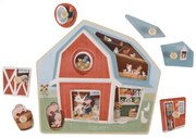 Vkládací puzzle dřevěné Farma Little dutch