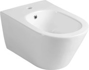 Sapho Avva - Závěsný bidet, s přepadem, otvor pro baterii, bílá 100324