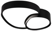 Černé LED stropní svítidlo 36x43.5 cm Rise – Trio