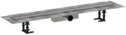Hansgrohe RainDrain Compact - Sprchový žlab 90 cm, s roštem, kartáčovaná nerezová ocel 56180800
