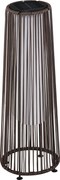 Solární lampa Outsunny, zahradní lampa, ratanové solární světlo, automatické LED, hnědá, 21,5 x 21,5 x 61 cm | Aosom