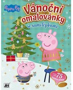 Jiri Models Vánoční omalovánky se samolepkami Prasátko Peppa