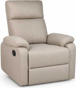LuxuryForm DESIGN Televizní křeslo CARLOS s polohováním - béžové