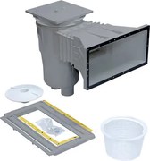Vagnerpool Skimmer 17,5 l světle šedá (RAL7004 - signální šedá) široké hrdlo, pro folii (372 x155 otvor)