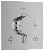 Hansgrohe Ecostat Comfort E - Termostatická baterie pod omítku, pro 2 spotřebiče, chrom 33711000