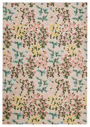 Krémový ručně tkaný vlněný koberec 120x170 cm Emilia Floral – Flair Rugs
