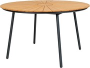 Kulatý zahradní jídelní stůl z teakového dřeva ø 130 cm Cleveland – House Nordic