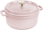 Staub Litinový hrnec s poklicí Cocotte, Ø 26 cm / 5,2 l, růžová 1032973