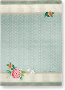Pip Studio Blushing Birds utěrka 50x70cm, khaki (stylová bavlněná kuchyňská utěrka)