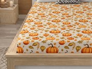 Prostěradlo z mikrovlákna AUTUMN PUMPKINS barevné 180x200 cm
