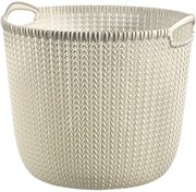 Curver KNIT 226388 Úložný koš 30 L, bílý