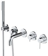 OMNIRES Y - Vanová baterie pod omítku, 5-otvorová instalace, s tělesem, s příslušenstvím, chrom Y1237-1SCR