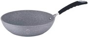 Wok berlingerhaus wok pánev 28cm gray stone touch line