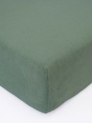 MK Lůžkoviny Froté prostěradlo 140 × 200 cm - olivová