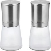 Silvercrest® Sada mlýnků na sůl a pepř / Sada na ocet a olej / Struhadlo (mlýnek na sůl a koření, 2dílná)