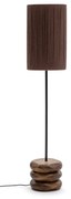 Stolní lampa v tmavě přírodní barvě z masivu akácie (výška 147 cm) Kor – Kave Home