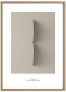 Idealform Poster no. 8 Arched shapes Barva: Smokey taupe, Velikost: 500x700 mm