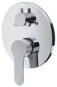 Mereo Zuna - Baterie pod omítku pro 3 spotřebiče, s tělesem, chrom CB60157ZA