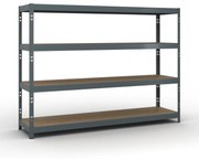 Policový regál 1853 x 2400 x 600 mm, nosnost 450kg