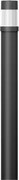 LGM BA-10613-O-30-01 Venkovní sloupkové svítidlo BAMBOO 3 černé 3000K 15W 474lm IP65 RAL9011 kryt opal vč.A107091(zemní držák) - LIGMAN