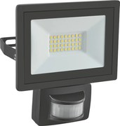 LED reflektor se senzorem černý, 14 W, 1920 lm, 16,5 x 14,5 x 6,5 cm