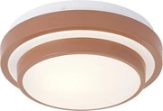 Moderní stropní svítidlo Sienna s bílou barvou 25 cm IP44 - Walden