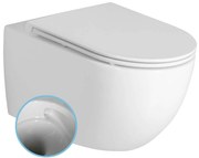 Bruckner Fulda - Závěsné WC, Vortex Rimless, bílá 201.408.4