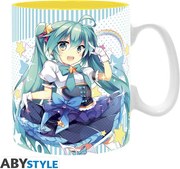Hrnek Abysse Corp Hatsune Miku - Miku Melody 460 ml Vícebarevná