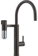 Franke - Vital Tap dřezová baterie s filtračním zařízením, matná černá/nerez 120.0621.312