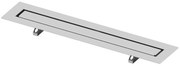 Tece TECEdrainline - Sprchový žlab 90 cm, pro nalepení dlažby, s krytem, nerez 650900