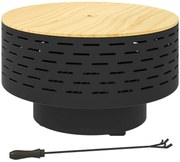 Přenosné ohniště 3v1, průměr 60 cm, antracit 842-375V00CG