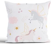 Bavlněný povlak na polštářek Renforcé 40 × 40 cm – Unicorn
