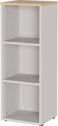 Krémová matná knihovna 45x120x40 cm Lissabon – Germania