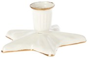 Kovový svícen Star Off White Maileg