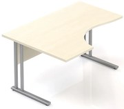 Ergonomický stůl Visio 140 x 100 cm, levý, javor