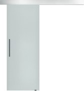 HOMCOM Skleněné posuvné dveře s madlem jednostranně matné 90 x 205 cm | Aosom