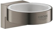 Grohe Selection - Držák skleničky/mýdelníku, kartáčovaný Hard Graphite 41027AL0