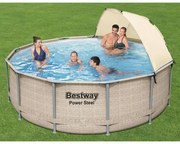 Bestway Power Steel Bazénový set s přístřeškem 396 x 107 cm