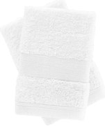 Bílé froté bavlněné ručníky v sadě 2 ks 30x30 cm Anti-Bacterial – Catherine Lansfield