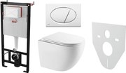 Alcaplast AM101/1120 Sádromodul komplet do sádrokartonu se závěsným WC RIMLESS Arco